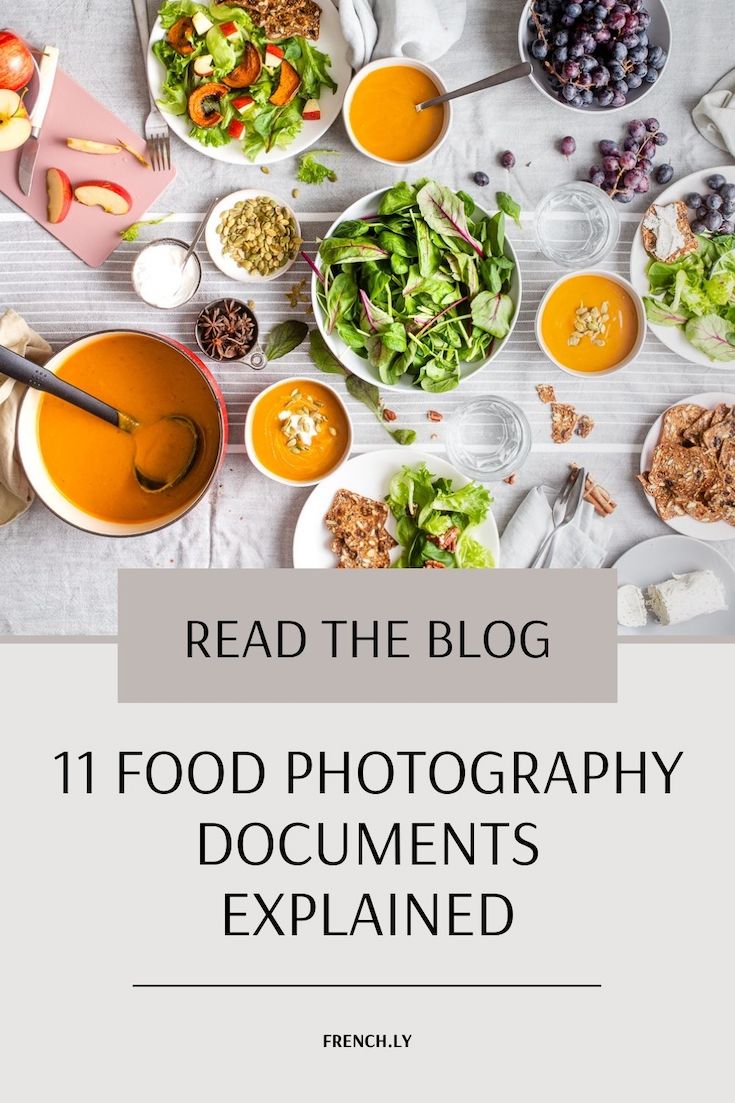 11 Food Photography Documents Explained - french.ly